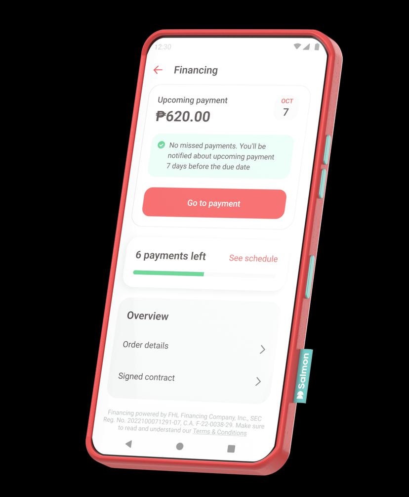 Salmon — How to repay